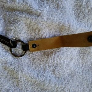 Miu Miu | Accessories | Miu Miu Logo Leather Key Ring Chain With Clasp ...
